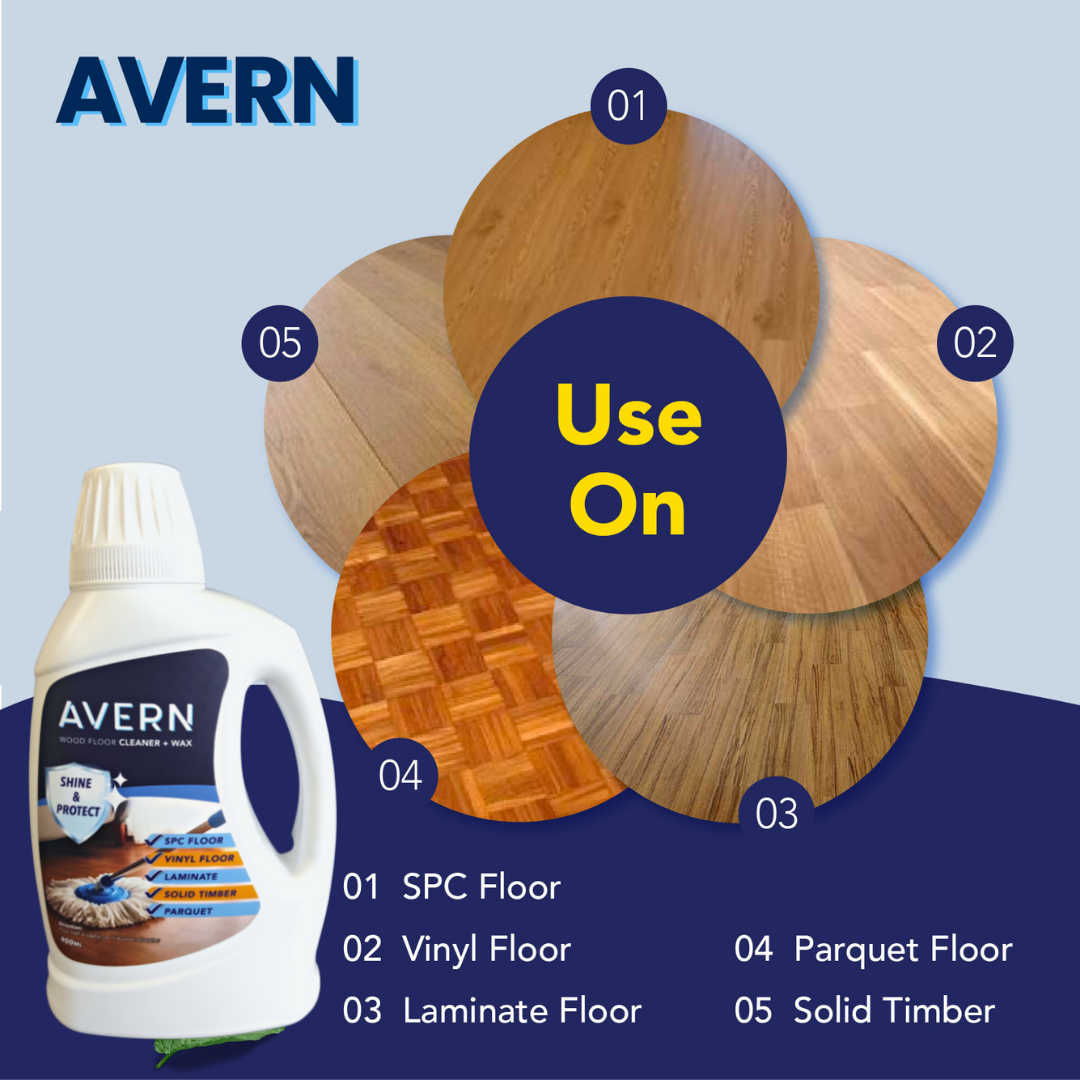 Premium Wood Floor Cleaner + Wax - Averton Sdn Bhd